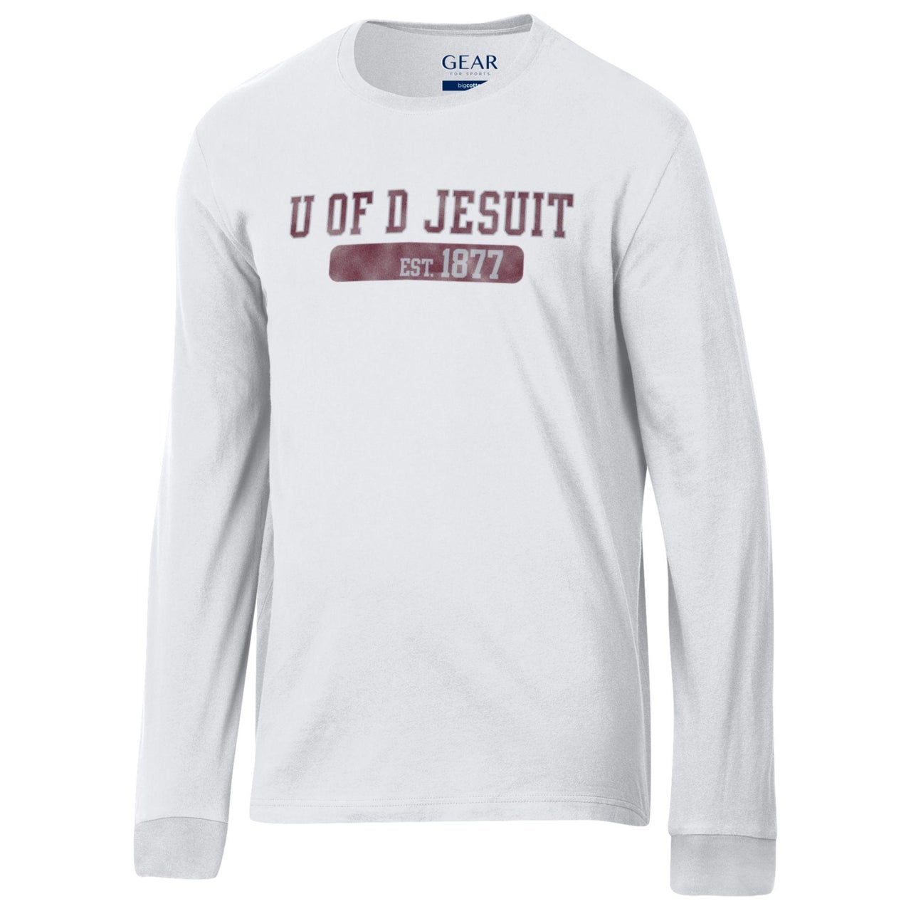 gear men s big cotton soft long sleeve tee white cubc 082 $ 25 . 00